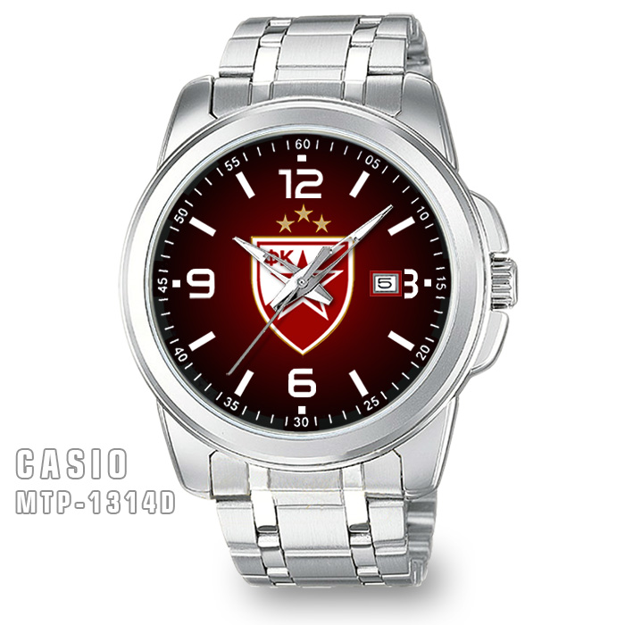 Casio MTP-1314D- Crvena Zvezda muški ručni sat (crveni)