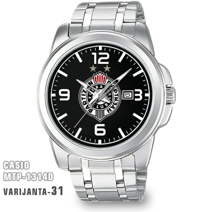 Casio MTP-1314D- FK Partizan muški ručni sat