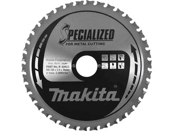 Makita TCT list testere za metal 185x30x38z B-33423