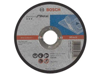 Bosch rezna ploča ravna Standard for Metal A 30 S BF 115 x 22.23 x 2.5 mm