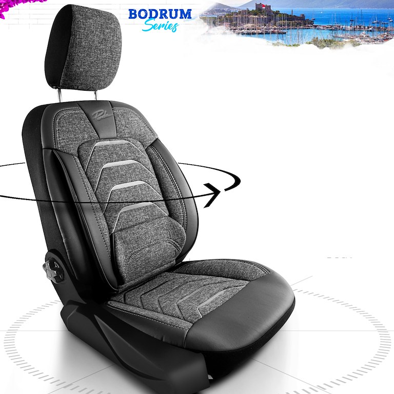 AUTO PRESVLAKA BODRUM CRNO/SIVA