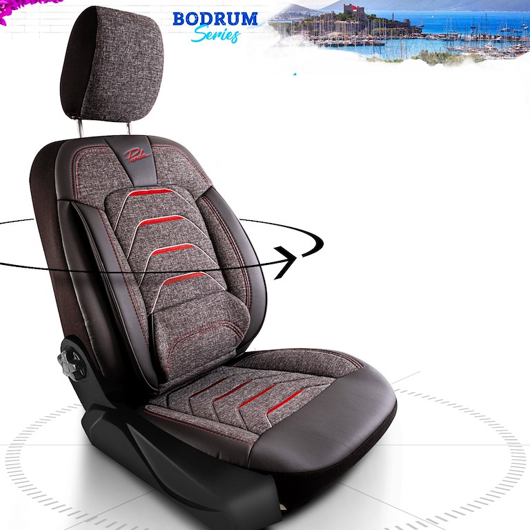 AUTO PRESVLAKA BODRUM CRVENO/SIVA