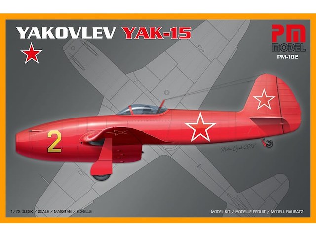 Yakolev Yak-15 Maketa Aviona