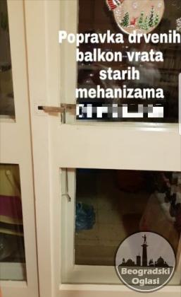 Zamena nehanizma prozora vrata