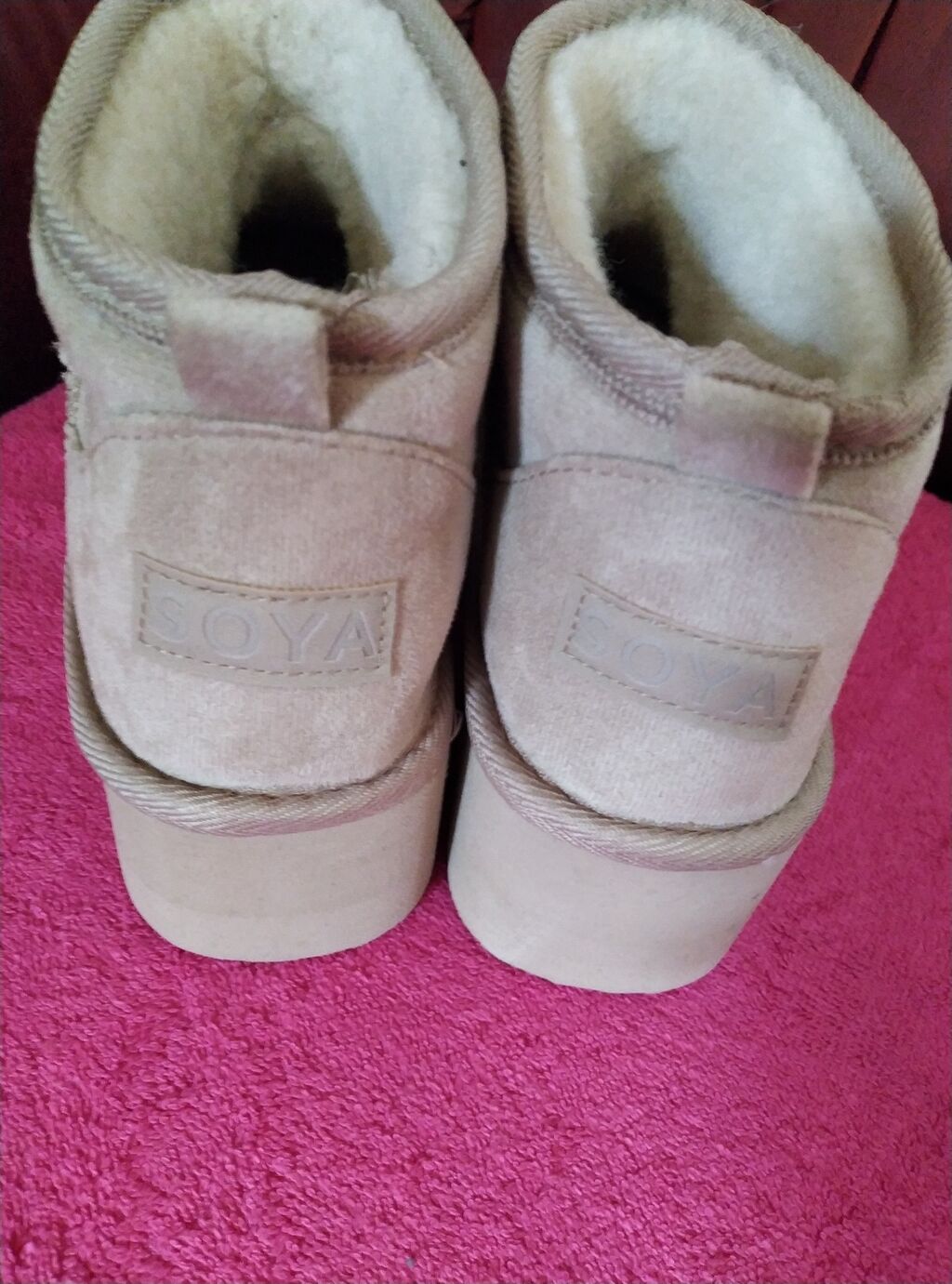 Ugg mini čizme, bоја - Roze, 38