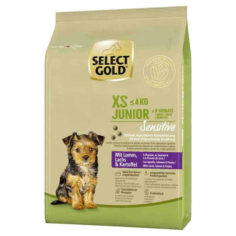 Select Gold Sensitive Extra Small Junior jagnjetina, losos i krompir, 1 kg