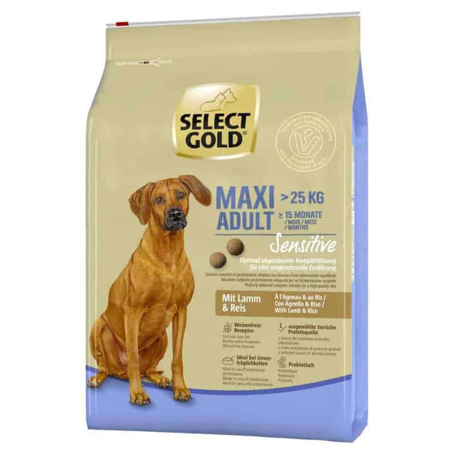 Select Gold Sensitive Maxi Adult jagnjetina i pirinač, 12 kg