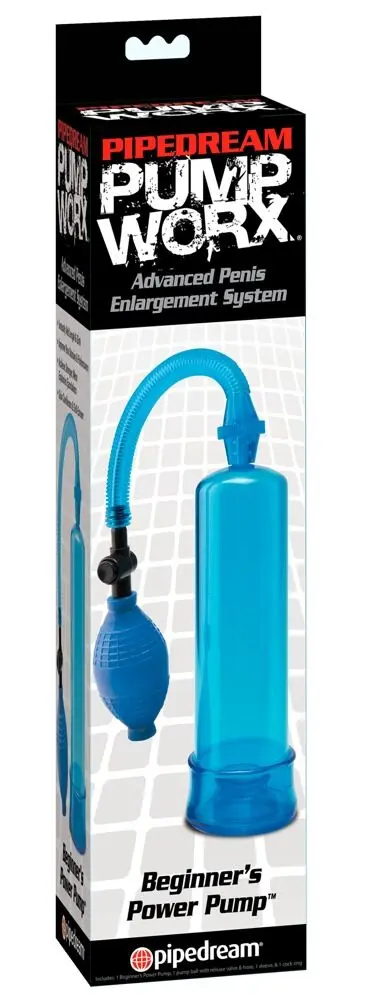 Pipedream Pumpa za Penis Beginner’s Power, Plava