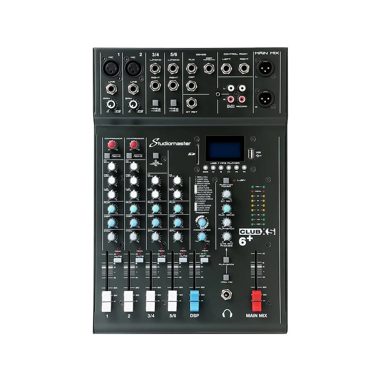 Studiomaster Mikseta CLUBXS6+, Crna