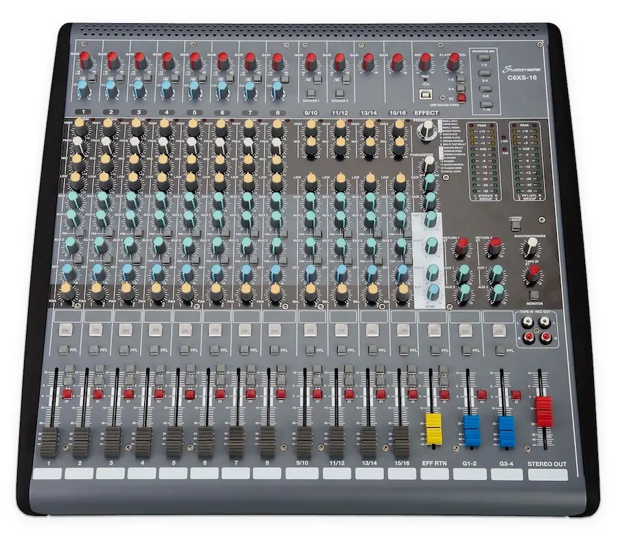 Studiomaster Mikseta C6XS-16, Crna