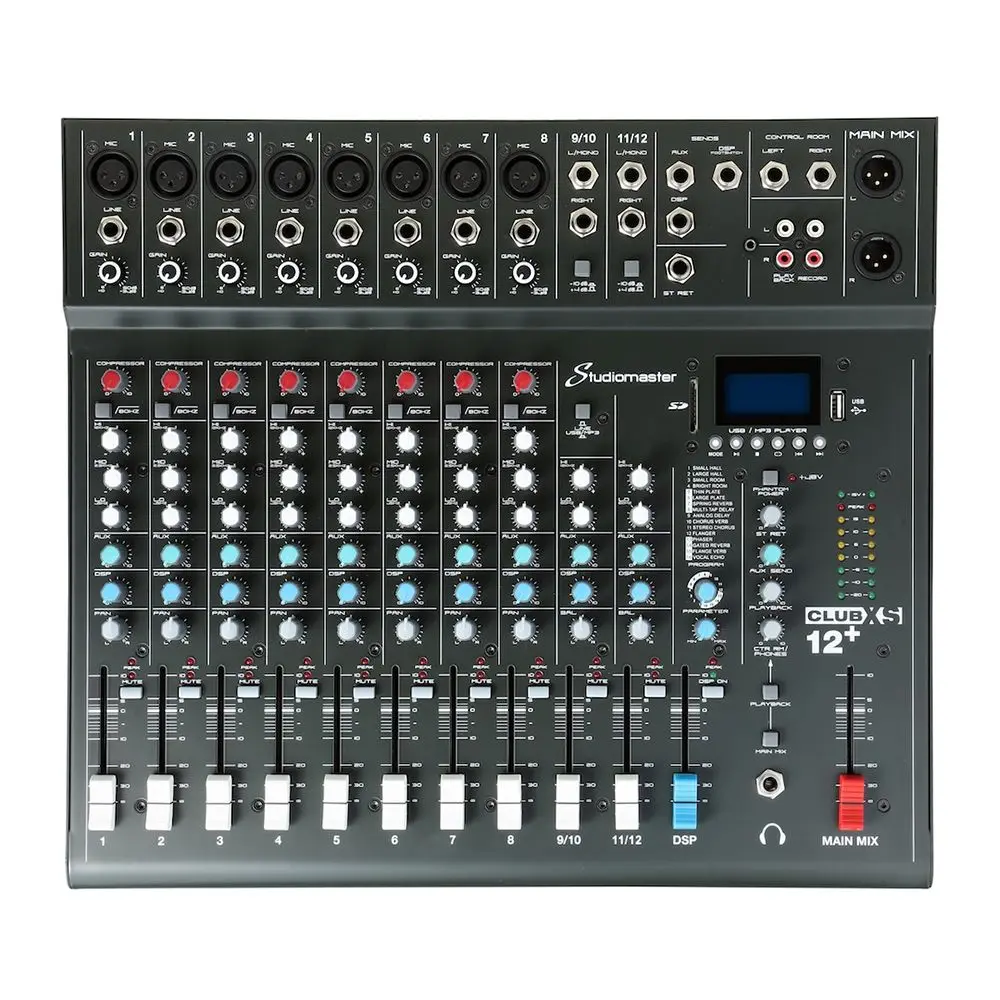 Studiomaster Mikseta CLUBXS12+, Crna