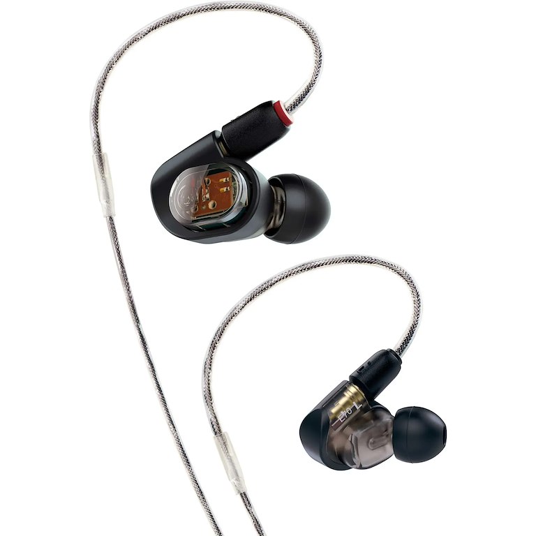 Audio-Technica ATH-E70 Profesionalne In-Ear Monitor Slušalice, Crne