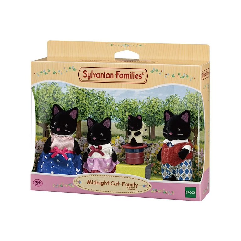 SYLVANIAN FAMILIES Figurice Midnight Cat Family