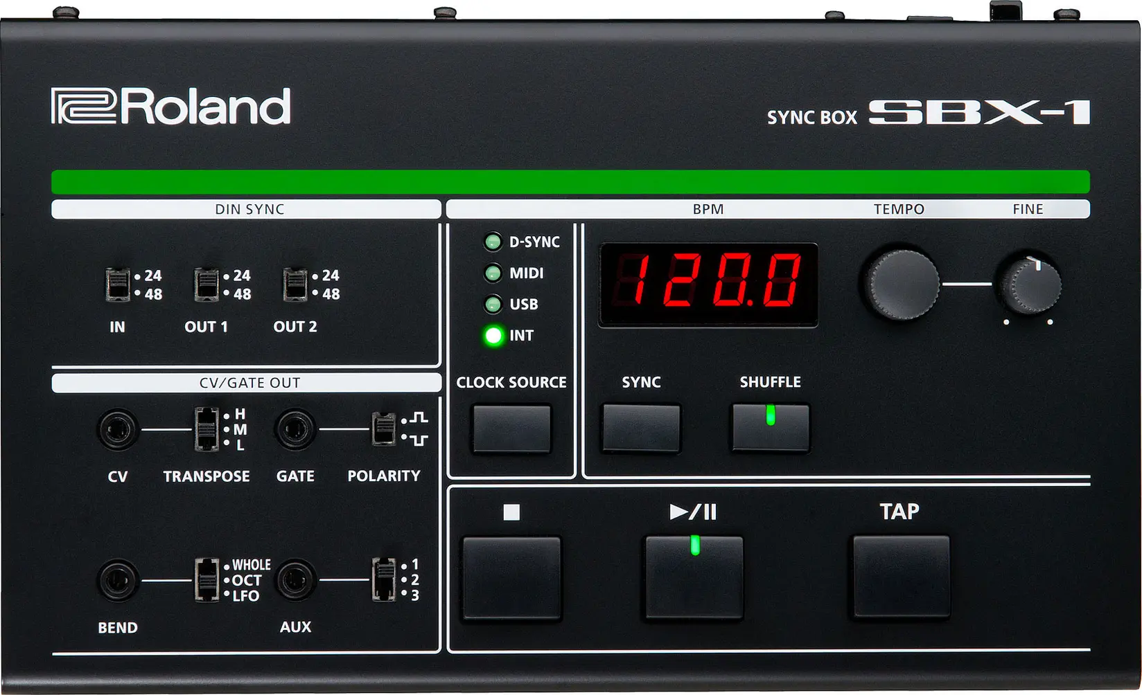 Roland Sync box SBX-1, Crni