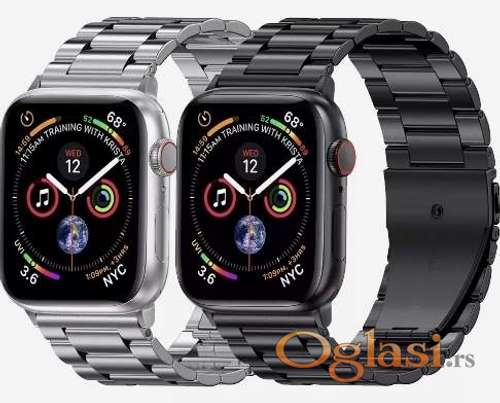 Metalna narukvica Apple Watch 9 8 7 6 5 4 3 2 1 SE Pro kaiš