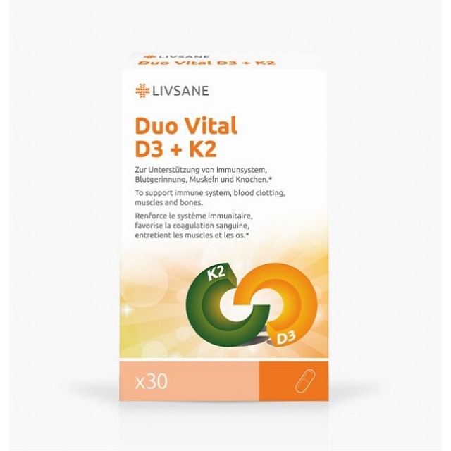 LIVSANE Duo Vital 30 kapsula D3+K2