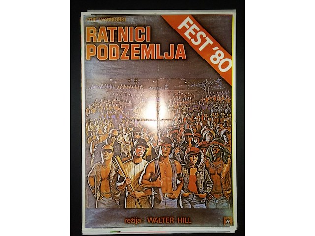 RATNICI PODZEMLJA - FILMSKI PLAKAT