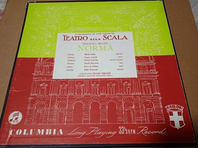 Bellini - Norma, Box Set, 3LP, Mint