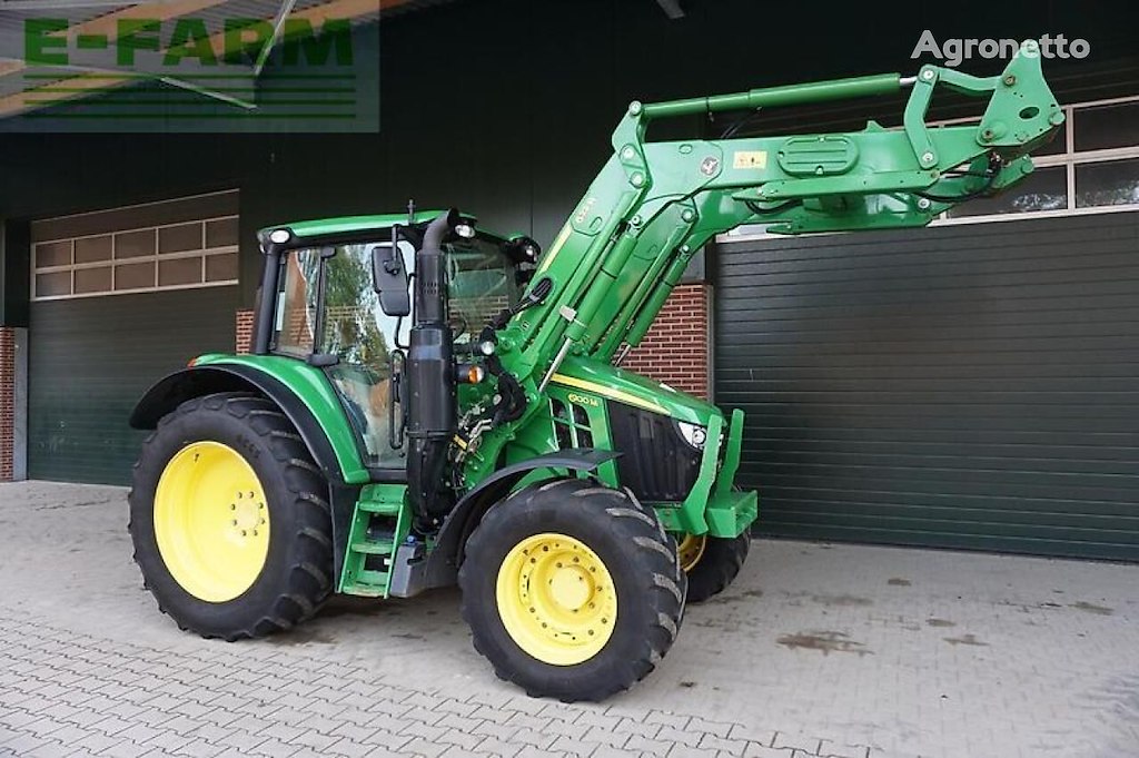 John Deere 6100m pq mit 623r frontlader traktor točkaš