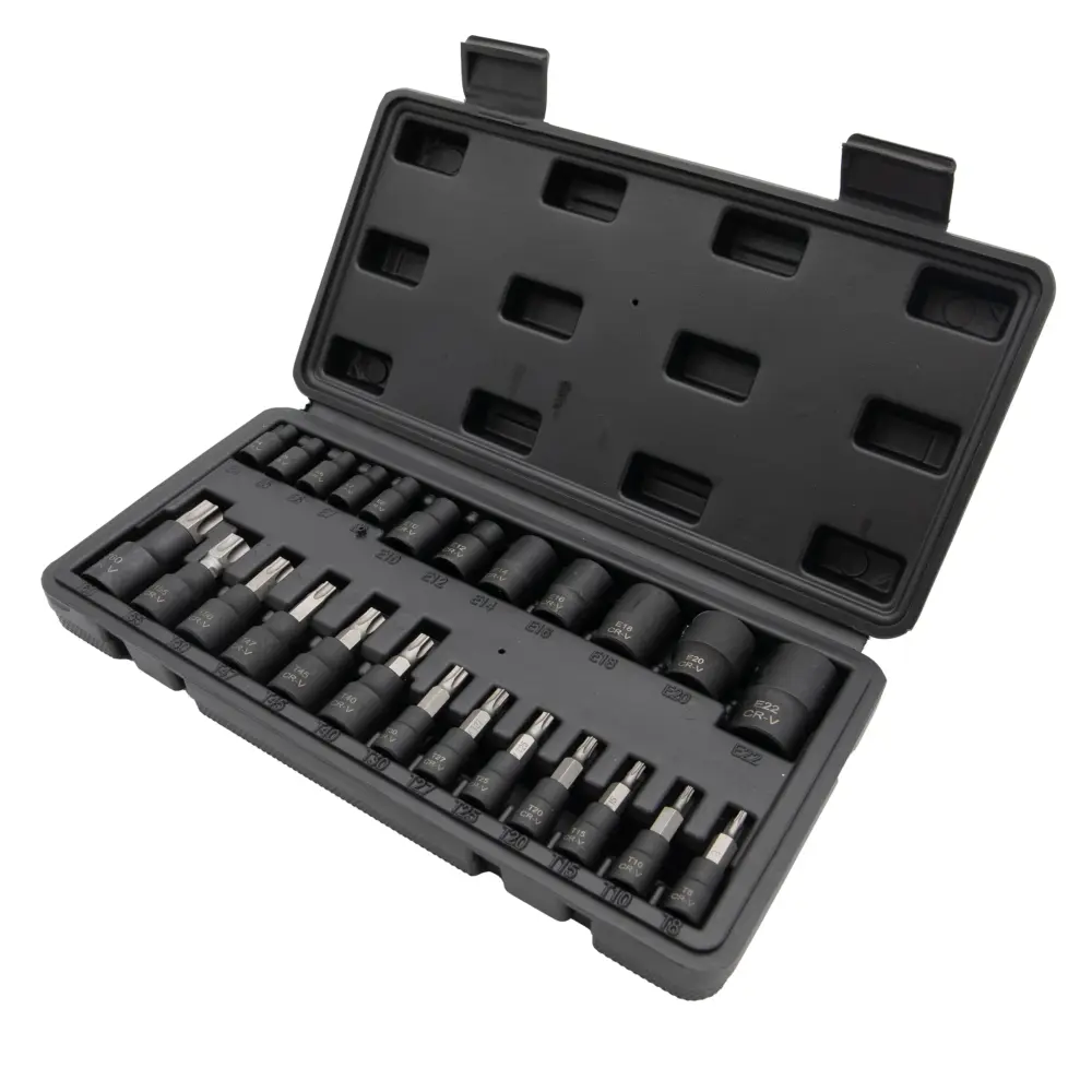 Set nasadnih Torx i E-torx ključeva 25kom DK-122506