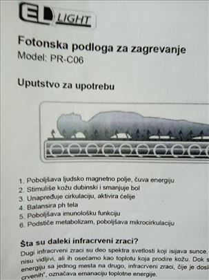 Fotonska podloga za zagrevanje-model PR-C06