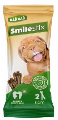 HRANA ZA PSE DENTASTIX SMILESTIX BAŠ BAŠ 86G
HRANA ZA PSE DENTASTIX SMILESTIX BAŠ BAŠ 86G