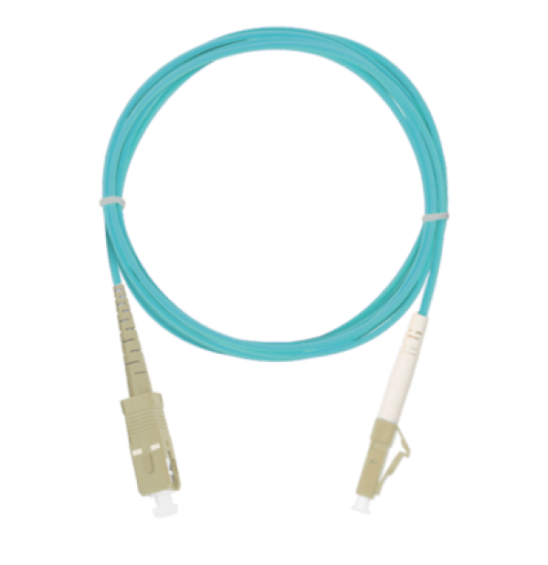 ExeLink patchcord LC/UPC-SC/UPC MM, OM3, Simplex, 3.0mm, 10m