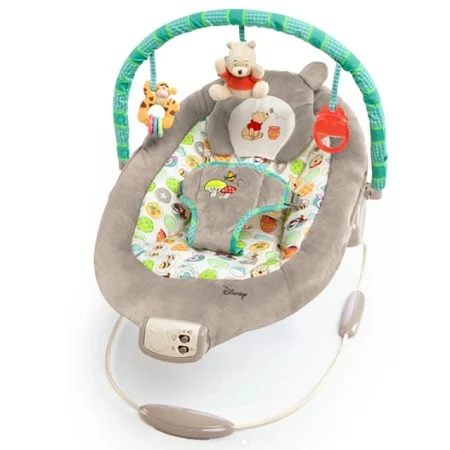 Kids II Disney Baby Muzička ležaljka sa vibracijom Winnie the Pooh Dots & Hunny Pots 60256