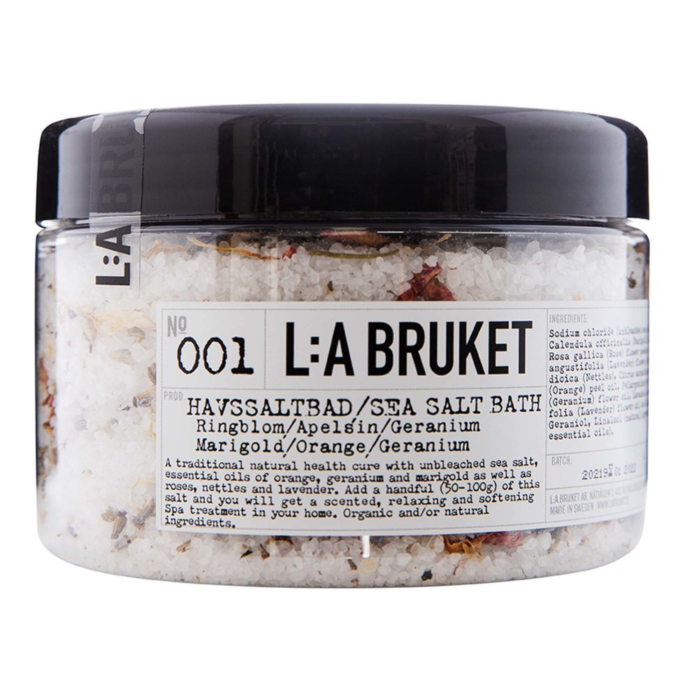 L:A Bruket 001 Sea Salt Bath Marigold Orange Geranium