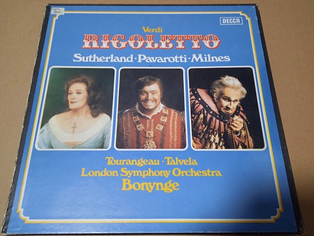 Verdi - Rigoletto, Box Set, 3LP, Mint