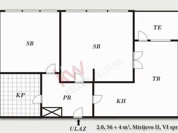 Stan 2.0, 60m2, Grge Jankesa (Beograd), 120000e