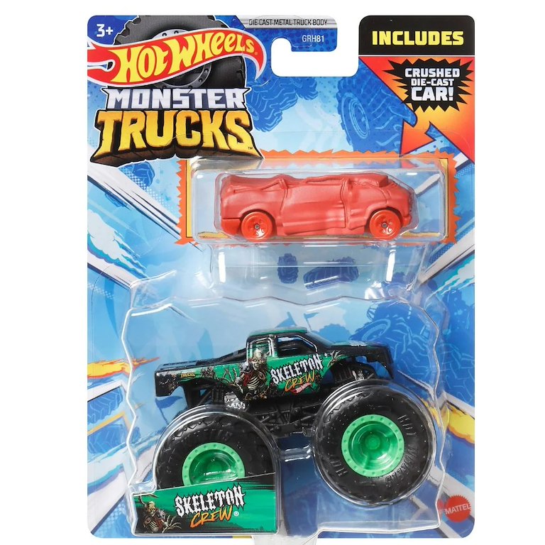 HotWheels Die Cast Monster Trucks 1:64 zelena
HotWheels Die Cast Monster Trucks 1:64 zelena