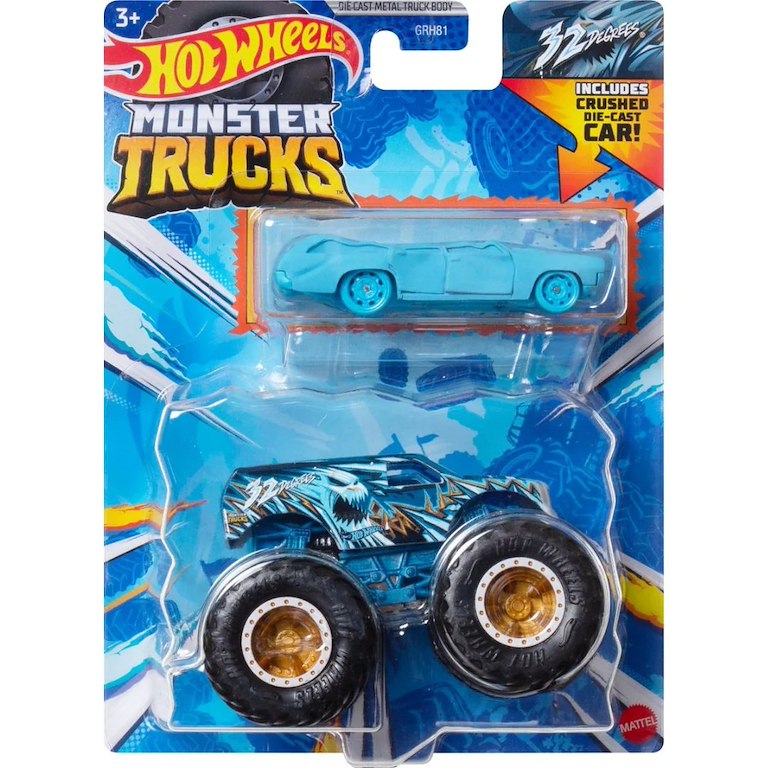 HotWheels Die Cast Monster Trucks 1:64 plava
HotWheels Die Cast Monster Trucks 1:64 plava