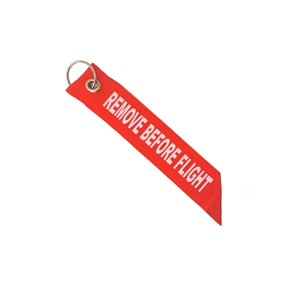 Remove Before Flight Key Ring - LONG