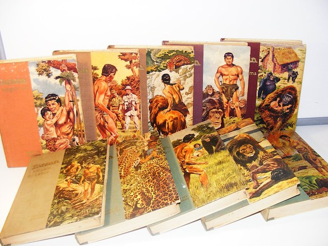 Tarzan 1-10 komplet Edgar Rajs Barouz