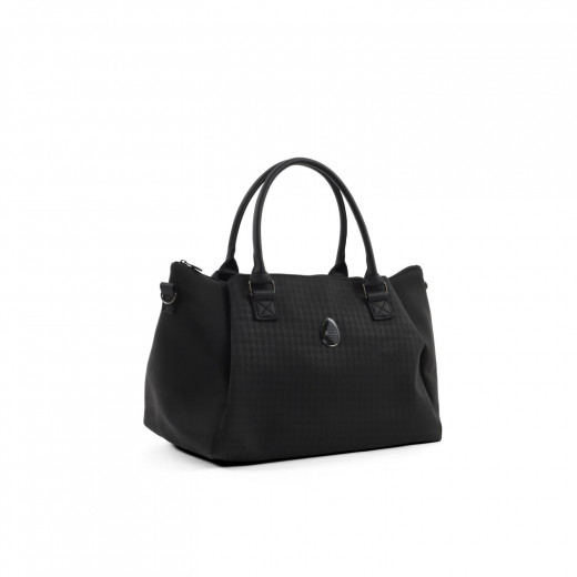 Egg 3 torba Overnight, Houndstooth Black