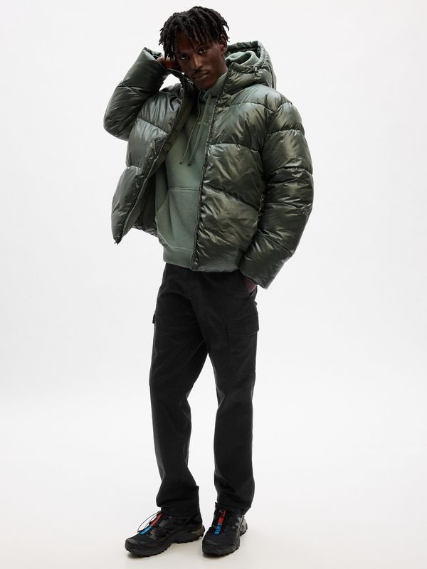 GAP QUILTED HOODED JACKET - MEN