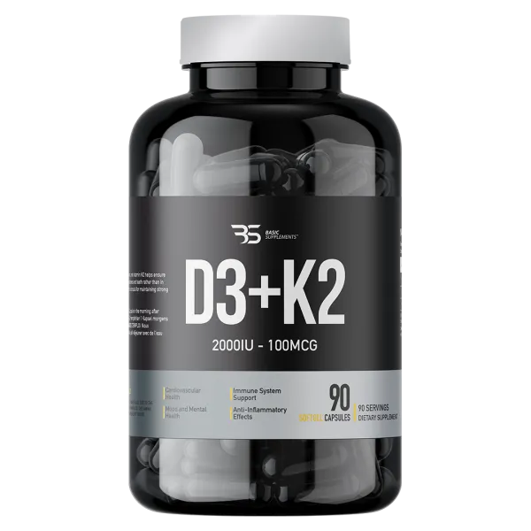 Basic Supplements Vitamin D3 + K2 Pro