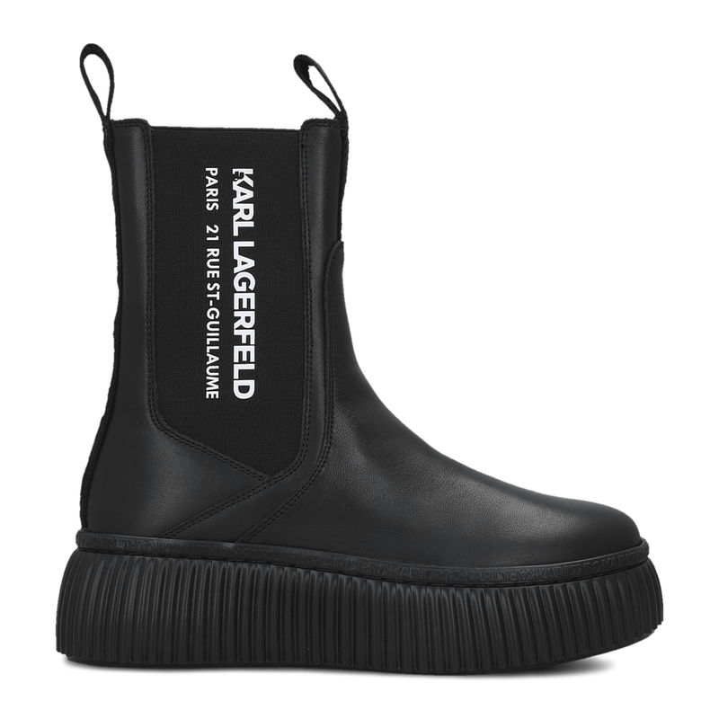 Ženske čizme Karl Lagerfeld Kombat Ankle Gore Boot