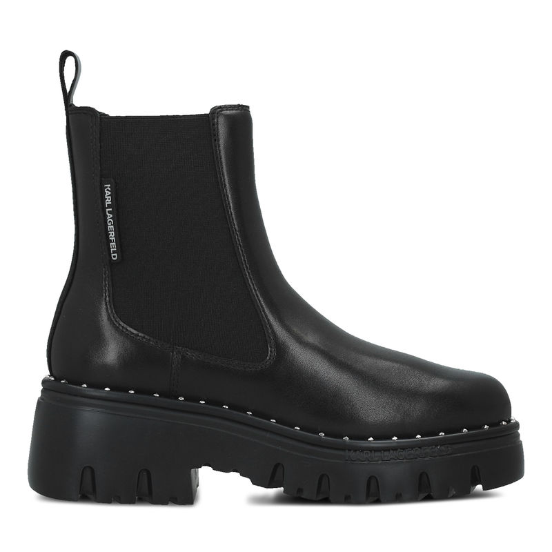 Ženske čizme Karl Lagerfeld Debut Ii Fold Down Hi Leg Boot