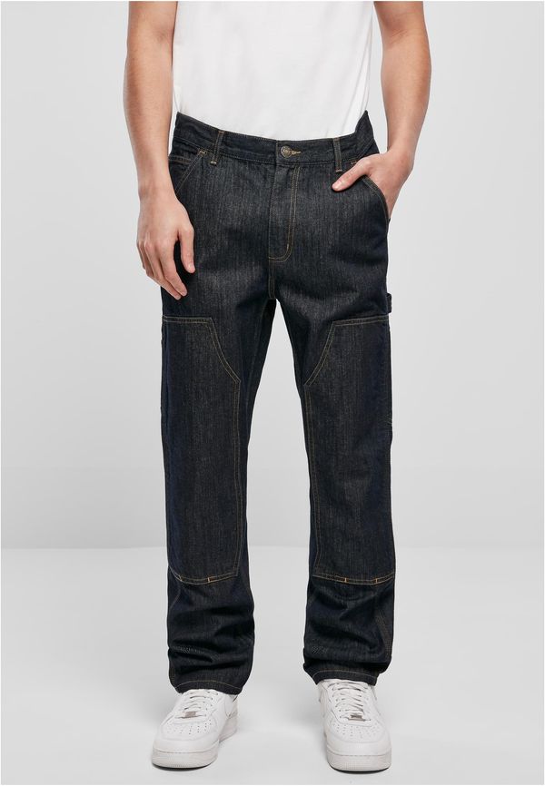 DOUBLE KNEE JEANS RINSE DENIM