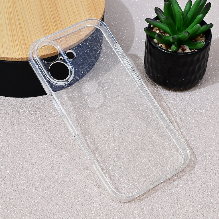 Zastitna maska (futrola) Sparkle Dust - iPhone 16 6.1 Transparent