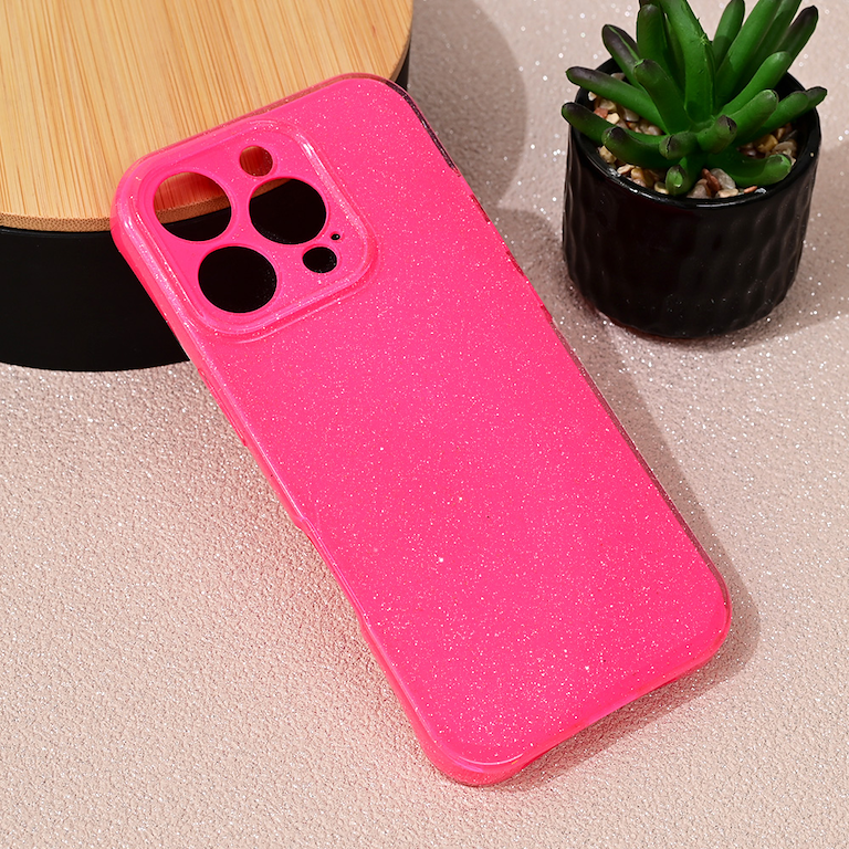 Zastitna maska (futrola) Sparkle Dust - iPhone 16 Pro pink