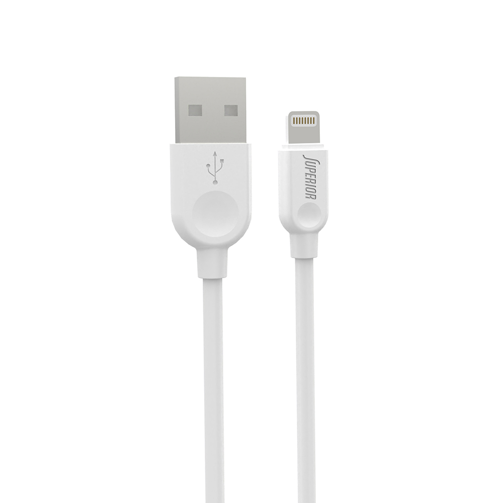 USB data kabl Superior CO-BX14 2.4A Lightning 2m beli (MS)