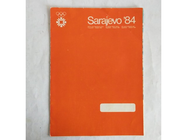 program ZOI SARAJEVO 84 Yugoslavia