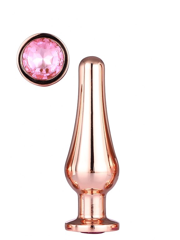 Gleaming Love Rose Gold Pleasure M Butt Plug