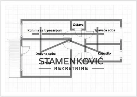 Prodaja, dvosoban stan, 48m2, Podbara, Novi Sad, Novi Sad