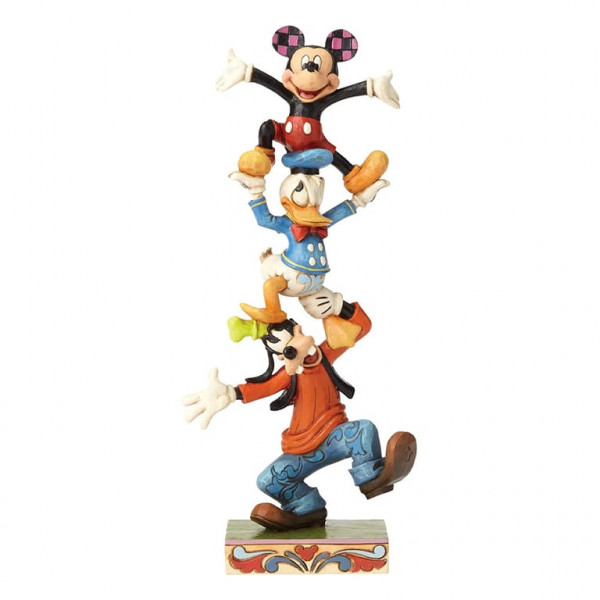 Goofy Mickey Donald Teetering Tower