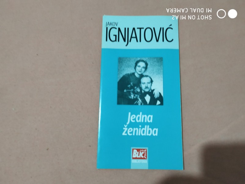 Knjiga Jakov Ignjatović Jedna ženidba