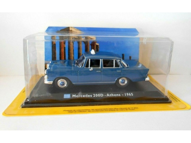 DeAgostini Mercedes-Benz 200D - Athens (1965) 1/43